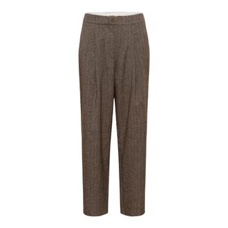 Soaked In Luxury SLKango Hose - - Trousers - Damen - Braun - S