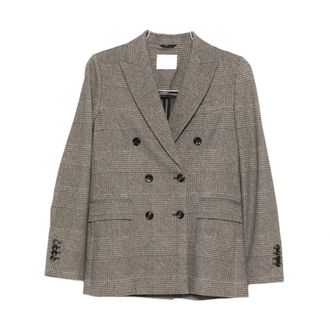 Circolo 1901 Femme, Vestes, Gris, Taille: 38 FR Blazer Croisé
