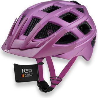 KED Cycling Kailu Jugend MTB Helm - Robuster Mountainbike-Helm Mit K-FIT Anpassungssystem Und Sicherer Gurtf&uuml;hrung | Farbe: Violet Matt | Gr&ouml;&szlig;e: 49-53 (S)