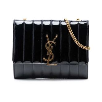 Saint Laurent Sac bandouli&egrave;re &agrave; rabat Pre-owned - Femme - Pre-owned - Noir - Taille: ONE Size