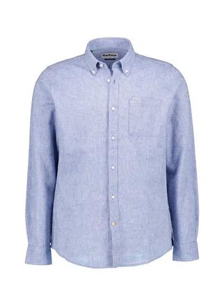 Barbour Herren Hemden blau Baumwolle
