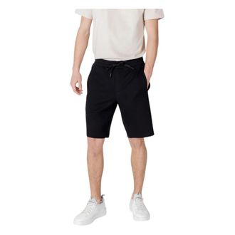 A|X Armani Exchange Schwarze Shorts mit Schn&uuml;rung und Taschen - - Shorts - Herren - Schwarzk - XS