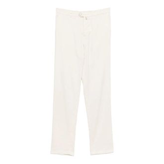 Kiton Hose mit Logo-Patch - - Trousers - Herren - Wei&szlig; - W38