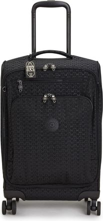 Kipling NEW YOURI SPIN S Kleiner Spinner in Kabinengröße, Carry On, Signature Emb (Schwarz)