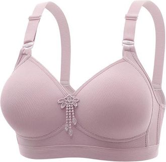 Generic Soutien-gorge pour femme surdimensionn&eacute; sans acier &eacute;vacuant la transpiration, respirant et dos sans fronces avec sous-v&ecirc;tement de soutien sup&eacute;rieur r&eacute;
