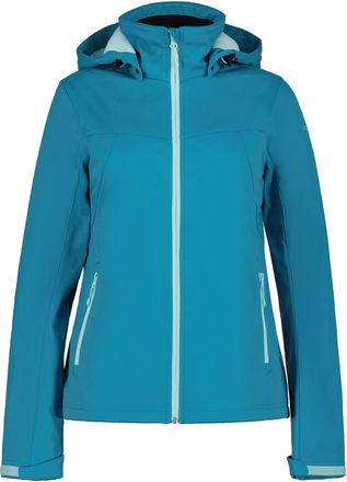 Icepeak Softshelljacke f&uuml;r Damen leicht Wasserabweisend Boise, Farbe:Blau, Gr&ouml;&szlig;e:48