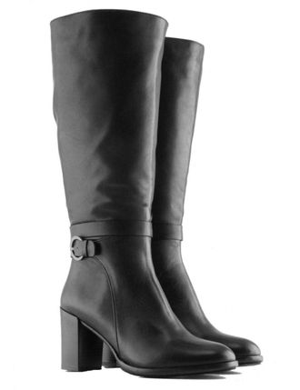 Jilsen Weitschaftstiefel Teresa | XL Schaftweite 44 | Schwarz | Absatz 8 | Gr&ouml;&szlig;e 41 | Weiter Schaft