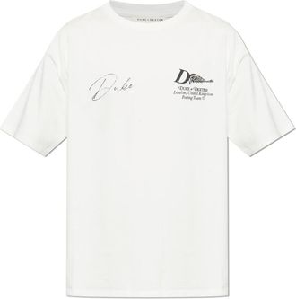 Duke + Dexter Duke + Dexter, Homme, Tops, Blanc, Taille: S DR3 Sketch Helmet Vintage T-Shirt