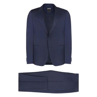 Ermenegildo Zegna Wollmischungsanzug mit Reverskragen - - Suits - Herren - Blau - XL