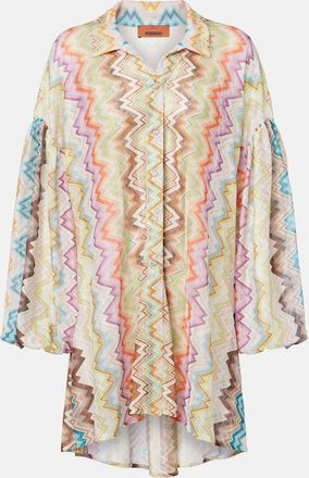 Missoni Oversize-Hemd Zigzag