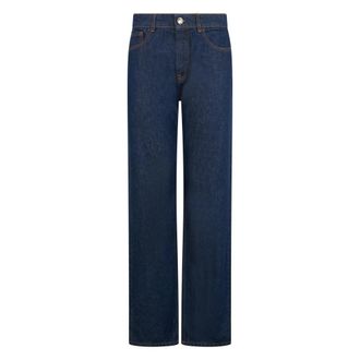 Moorer Dunkelblaue Denim-Hose - - Jeans - Damen - Blau - W27