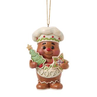 Enesco Jim Shore Heartwood Creek Lebkuchen-Weihnachtspl&auml;tzchen, H&auml;ngeornament, 10,7 cm, Mehrfarbig