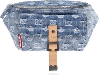 Dsquared2 Homme, Sacs, Bleu, Taille: ONE Size Sac Banane Monogramme
