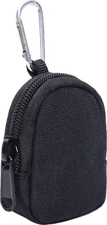 Generico Geldbeutelhalter - Schl&uuml;sselanh&auml;nger 7 x 8 x 2,5 cm f&uuml;r Kopfh&ouml;rer aus Oxford-Gewebe, kompakt, robust, ideal f&uuml;r Ohrm&uuml;nzen oder kleine Gegenst&auml;nde