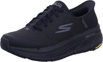 Skechers Max Cushioning Premier 2.0 Ascendant II Baskets à Enfiler Mains Libres pour Homme, Noir/Noir, 42.5 EU