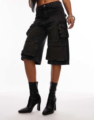 Topshop Orry - Bottes &agrave; bout pointu et talon haut - Noir