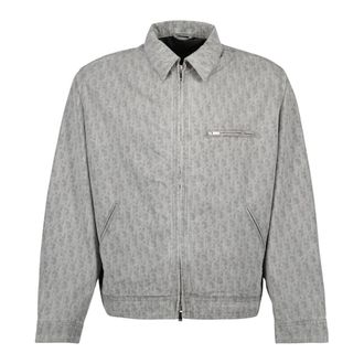 Dior Jacke mit Rei&szlig;verschluss Fr&uuml;hling-Sommer 2025 - - Jackets - Herren - Grau - M