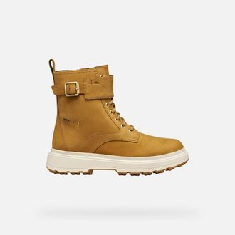 Geox Schuhe Lamidie + Grip Abx Dame Dunkelbeige