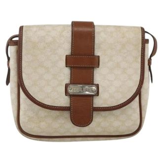 Celine Sac bandouli&egrave;re en toile Pre-owned - Femme - Pre-owned - Beige - Taille: ONE Size