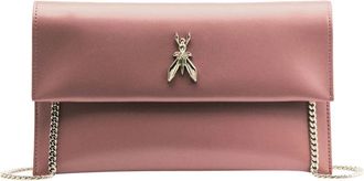 Patrizia Pepe Femme, Sacs, Rose, Taille: ONE Size Fly Leather Clutch Bag