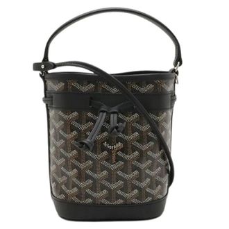 Goyard Pre-owned Petit Flot Mini Coated Canvas 2way Bag - - Pre-owned - Damen - Schwarzk - ONE SIZE