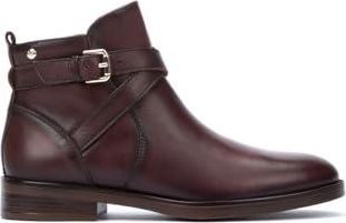 Pikolinos Bottines Plates en Cuir PUERTOLLANO pour Femme Color CAOBA