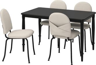 IKEA DANDERYD / EBBALYCKE Tisch und 4 St&uuml;hle