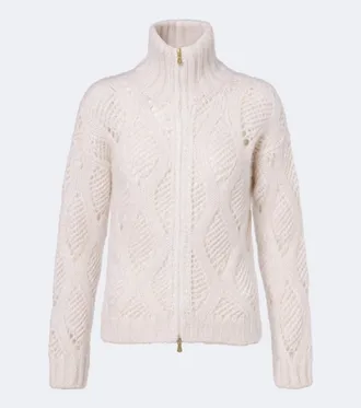 Eleventy Cardigan en mohair et soie