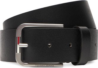 Tommy Jeans Herrengürtel Tommy Jeans Austin Distressed 4.0 AM0AM13690 Schwarz