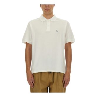 South2 West8 Homme, Tops, Blanc, Taille: XL S/S Polo - Cotton Pique