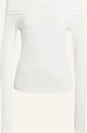 adidas Originals Adidas Originals Off-Shoulder Longsleeve weiss