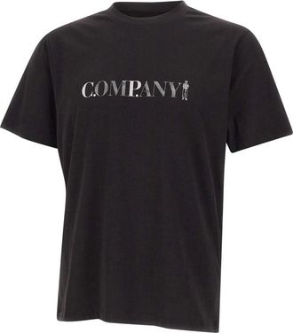 C.P. Company C.p. Company, Homme, Tops, Noir, Taille: XL Jersey 30/1 T-shirt