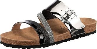 Lico 560240 Femme Mules, Noir (Anthrazit Anthrazit), 41 EU