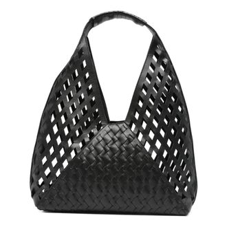 Vic Mati&eacute; Femme, Sacs, Noir, Taille: ONE Size Sac cabas en cuir tress&eacute;