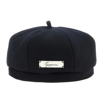 Jacquemus Le Basque Cavallo Baskenm&uuml;tze - - Accessories - Damen - Blau - 58 CM