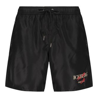 Iceberg Homme, Maillots de bain, Noir, Taille: S Short de plage