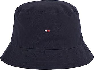 Tommy Hilfiger Bob Homme Flag Chapeau, Bleu (Desert Sky), Taille Unique