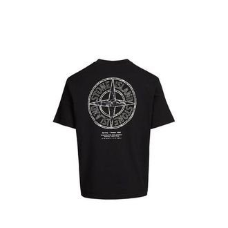 Stone Island T-shirt avec imprim&eacute;
