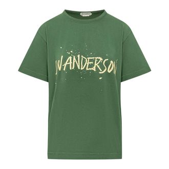 J.W.Anderson Circular T-shirt - - Tops - Herren - Gr&uuml;n - M