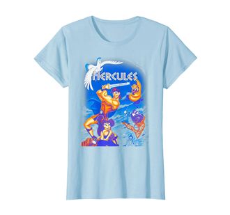 Disney Hercules Movie Poster DVD Cover Graphic T-Shirt T-Shirt