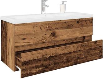 vidaXL Vidaxl - Waschbeckenunterschrank mit Einbaubecken und Wasserhahn 155830