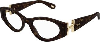 Chlo&eacute; Femme, Accessoires, Brun, Taille: 53 MM Marcie Cat Eye Frame