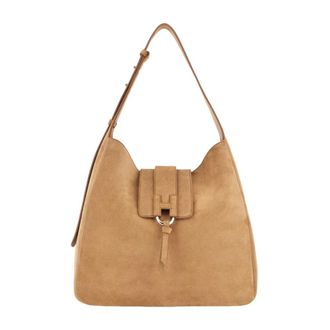 Hogan H01X Hobo Vertical Bag - Femme - Sacs - Brun - Taille: ONE Size