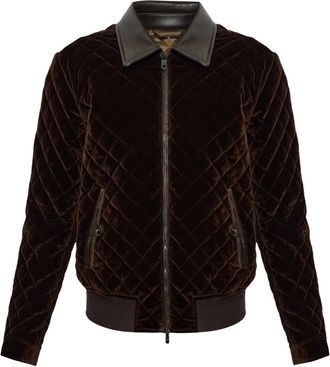 Dolce & Gabbana Veste matelass&eacute;e - Homme - Vestes - Brun - Taille: XL