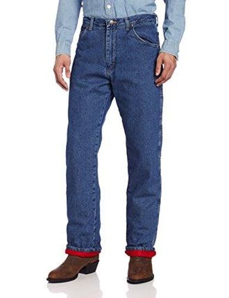 Wrangler Mens Big and Tall Rugged Wear Woodland Thermal Jean