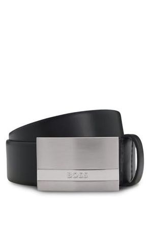 BOSS Baxton_sz35 Ceinture, Noir 1, 100 cm Homme