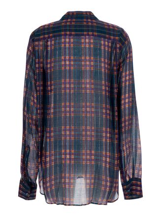 Dries Van Noten Cotton-Silk Check Shirt - Multicolor