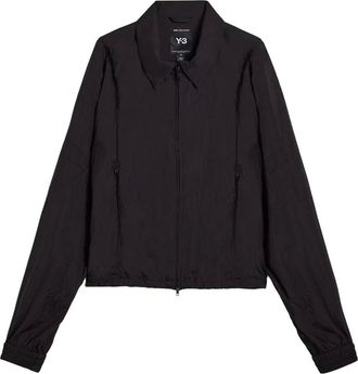 Yohji Yamamoto Femme, Vestes, Noir, Taille: 38 FR Track Jacket 3 Stripes