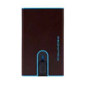 Piquadro Porte-cartes de cr&eacute;dit marron fonc&eacute; - Homme - Accessoires - Brun - Taille: ONE Size