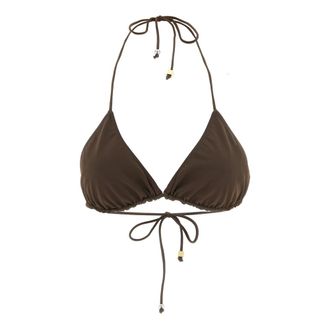 Jacquemus Femme, Maillots de bain, Brun, Taille: 36 FR Le Haut De Plage Triangle